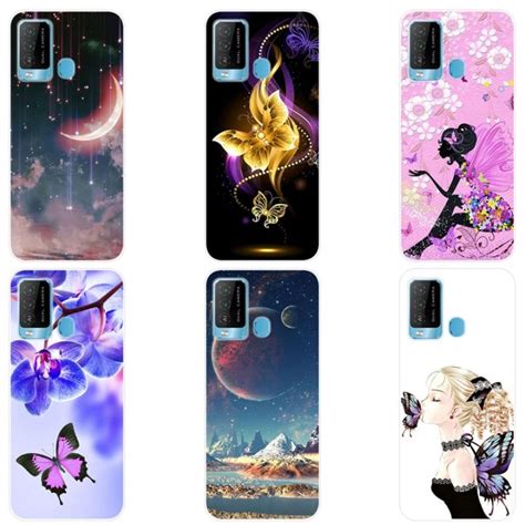 For Itel Vision Plus Case Soft TPU Itel P Pro Casing Silicone Cartoon Back Phone Cover