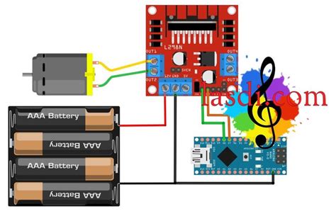 Comment Commander Un Moteur à Courant Continu Avec Le Driver L298n Arduino Test Amusant Tutoriel