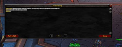 Bug Report Lua Warning Ask Mr Robot Ask Mr Robot