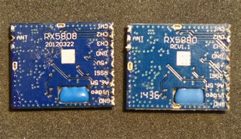 5 8g Analog Receiver Comparison Rx5808 Rx5880 Modules Suitable For Fpv And Fr632 Rx