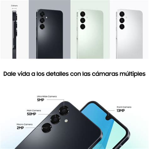 Celular Samsung Galaxy A16 6g 128gb 6gb Dual Sim Ip54 6 7 Negro Img 4