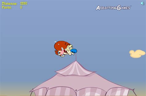 Ren And Stimpys Crazy Cannon Play Online On Flash Museum 🕹️