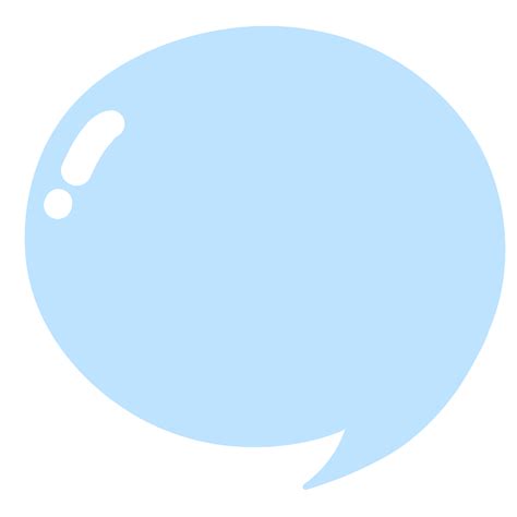 Blue Speech Bubble 22841681 Png