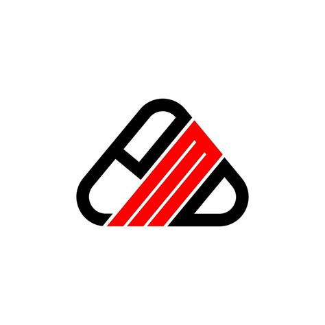 Pmd Letter Logo Creative Design With Vector Graphic Pmd Simple And