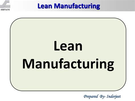 Top 25 Lean Tools Pptx