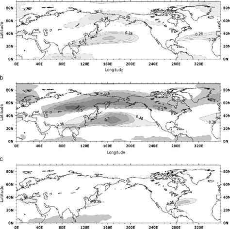 Correlations Of The Zonal Wind At 30 Hpa In January With Pdo Index In
