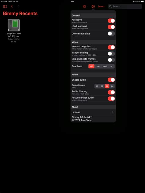 Universal Bimmy Nes Emulator By Tom Salvo Toucharcade Iphone Ipad Android Games Forum