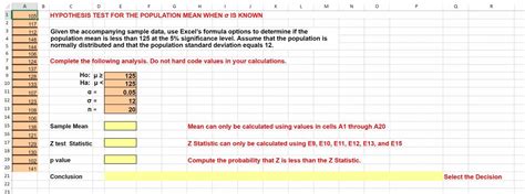Solved Hello I Need The Excel Formulas For The Chegg