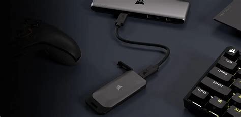 Buy Corsair Ex U Usb C Portable Ssd Tb Cssd Ex U Tb Pc Case Gear Australia