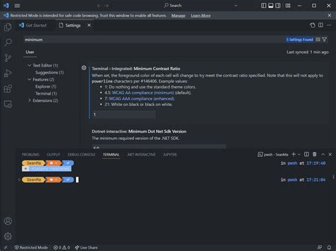 Powerline Glyph Color Weird In VSCode Integrated Terminal Issue Microsoft Vscode