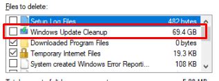Windows Update Cleanup Disk Cleanup Via Script Command Prompt Server Fault