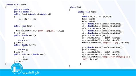 Public Class Point Class Test Private Double X