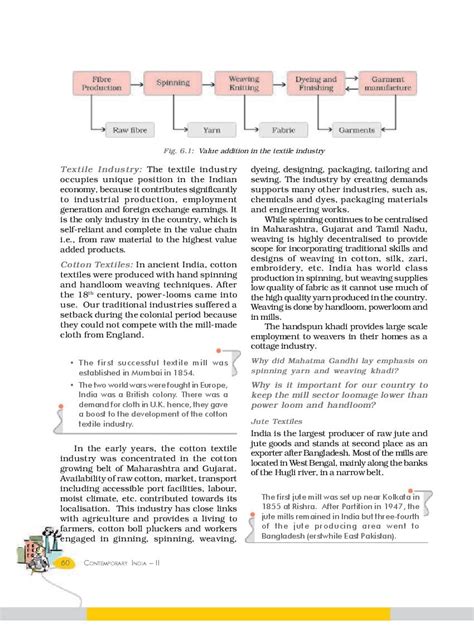 Ncert Book Class 10 Social Science Geography Chapter 6 Manufacturing