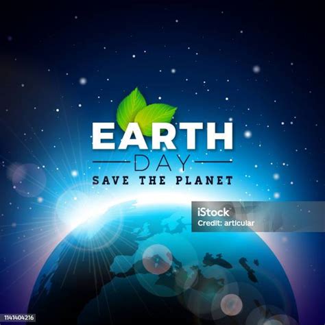 地球日例證與行星和綠葉世界地圖背景關於4月22日的環境概念橫幅海報或賀卡的向量設計向量圖形及更多地球圖片 地球 地球儀 導航儀器