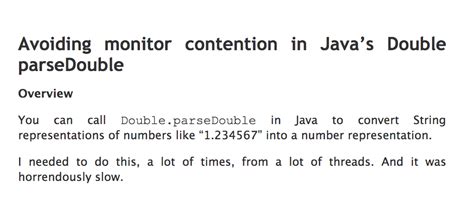 Jdk17下doubleparsedouble性能问题排查 Csdn博客