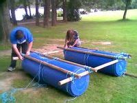 12 Best Raft Building Ideas House Boat Raft Building Diy Boat