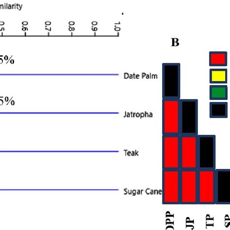 Similarity Indices Jaccard Similarity Index A Showing The Similarity