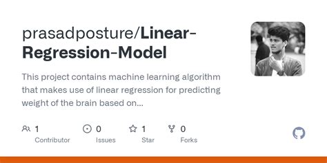 GitHub Prasadposture Linear Regression Model This Project Contains Machine Learning Algorithm