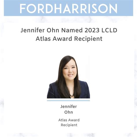 Fordharrison Llp On Linkedin Jennifer Ohn Senior Associate In The