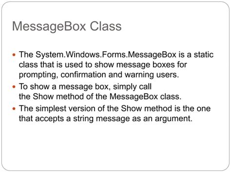 Windowforms Controls C Pptx Operating Systems Computer Software