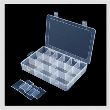 Plastic 18 Detachable Compartments Electronic Component Storage Box Storage Boxes Component2buy