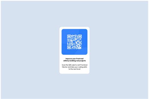 Frontend Mentor Responsive Qr Code Component Using Html And Css