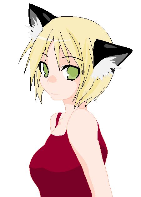 Blond Neko Girl By Panther Ookami Mouse On Deviantart