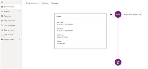 Check The History Of Environments Softchief Learn