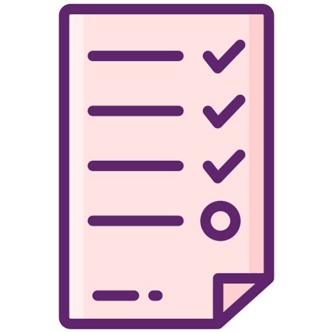 Task List Flaticons Lineal Color Icon