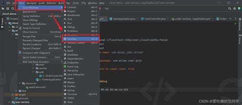 【各种问题系列】idea配置services窗口server窗口 Csdn博客