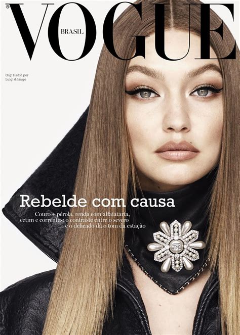 Gigi Hadid Vogue Brazil September 2019 Cover • Celebmafia