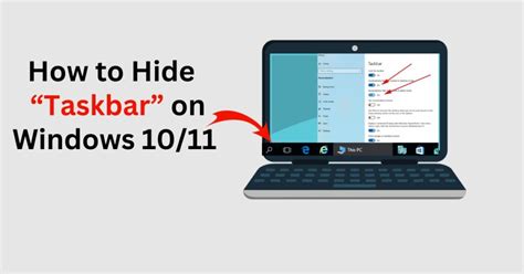 Windows 1011 Computer में Taskbar Hide कैसे करे