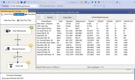 Ssis Ceiling Function