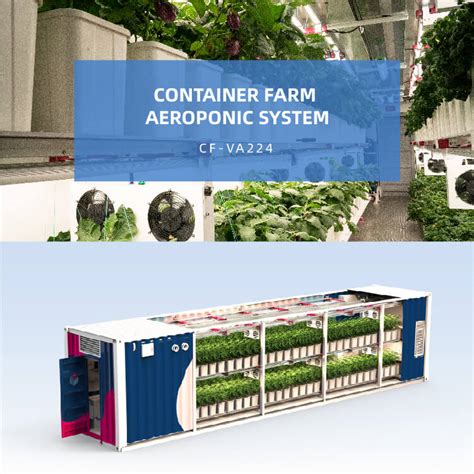 Vertical Farming Growing Machine Container Greenhouse Factory Aeroponic Farming Automatic