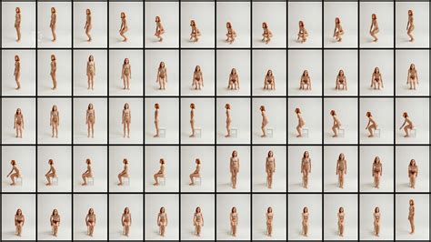 250 Reference Photos Female Body In Motion