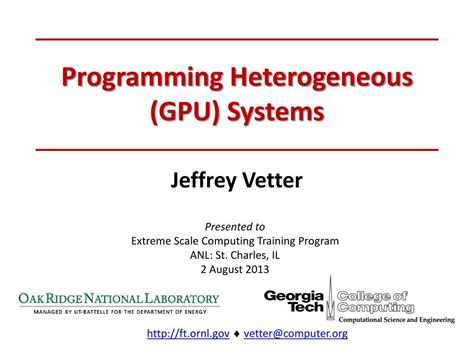 Ppt Programming Heterogeneous Gpu Systems Powerpoint Presentation