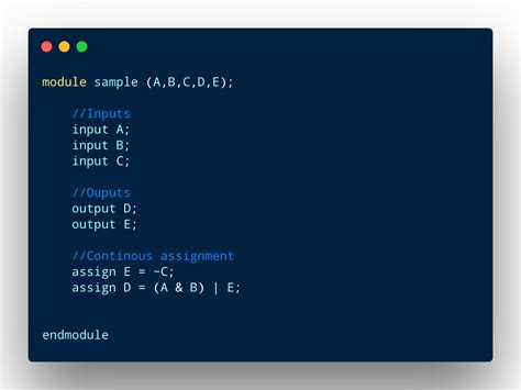 Dataflow Modeling Using Verilog On Macos By Sai Ankit Medium