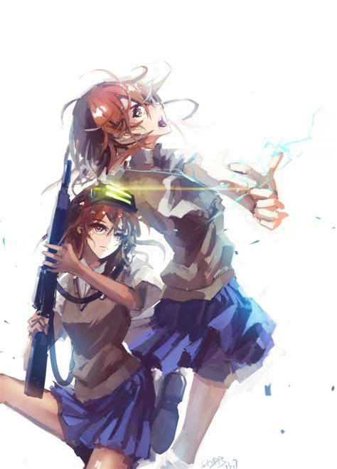 Misaka Mikoto And Misaka Imouto Toaru Majutsu No Index And More Drawn By Stu Dts Danbooru