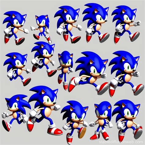 Toei Sonic Sprite Sheet Ultimate Sonic The Hedgehog Sprite Sheet Bysonic Cream Sprite