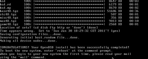 openbsd 4 8 install on ctfrouter 2 [documentation stux6]