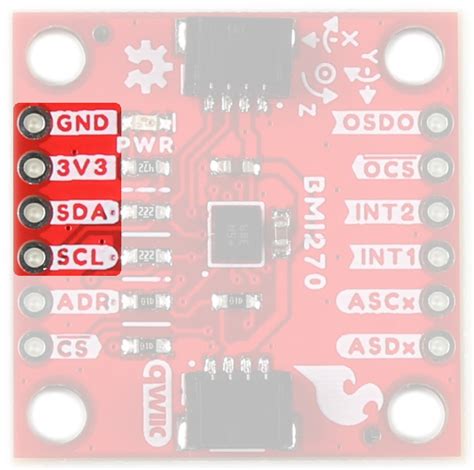 Hardware Overview Sparkfun 6dof Imu Breakout Bmi270 Qwiic Hookup Guide
