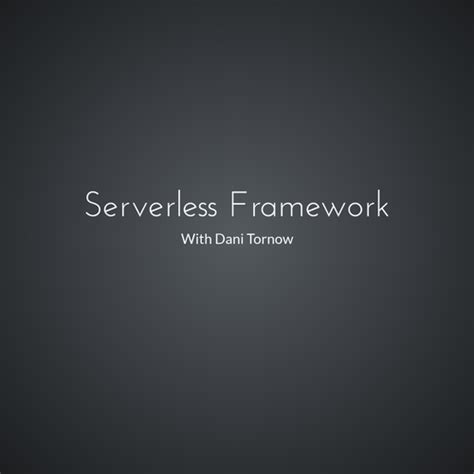 Serverless Framework