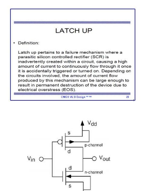 Latch Up Cmos Inverter Pdf Bipolar Junction Transistor Cmos