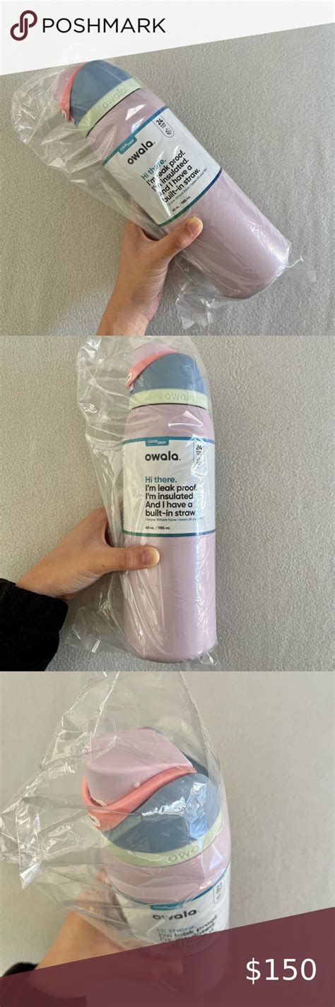 Rare Limited Edition Owala Freesip 40 Oz Good Egg Pastel Pinkgreen