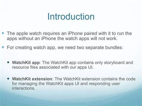 create your first watchkit app pptx