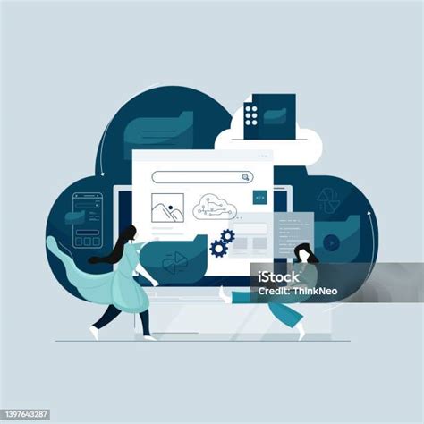 클라우드 기반 문서 관리 시스템 Dms 클라우드 컴퓨팅에 대한 스톡 벡터 아트 및 기타 이미지 클라우드 컴퓨팅 테크놀로지 문서 Istock