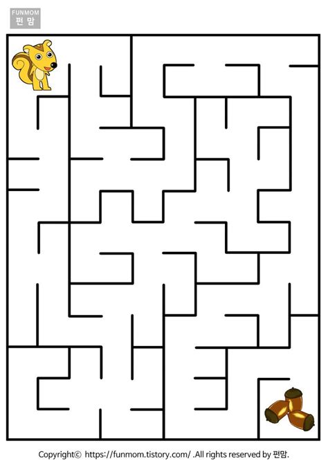 영유아놀이 활동지 미로찾기 School Crafts Preschool Crafts Maze