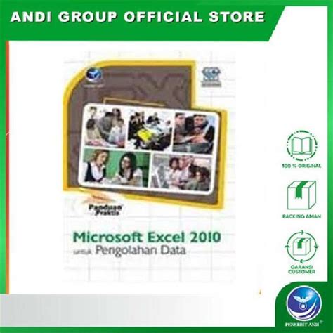 jual panduan praktis ms excel 2010 untuk pengolahan data di seller