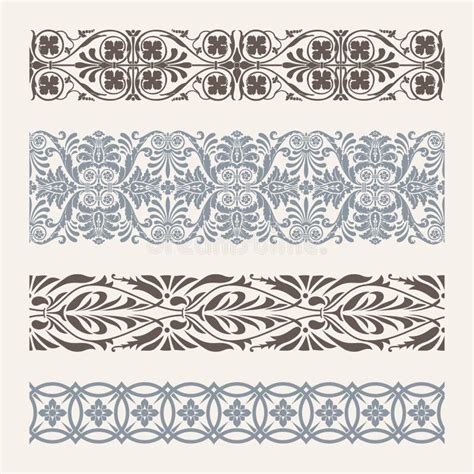 Decorative Seamless Border Stock Vector Illustration Of Style 248482640