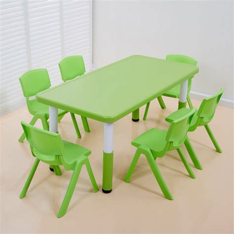 Plastic Six Person Rectangular Tableplastic Six Person Rectangular